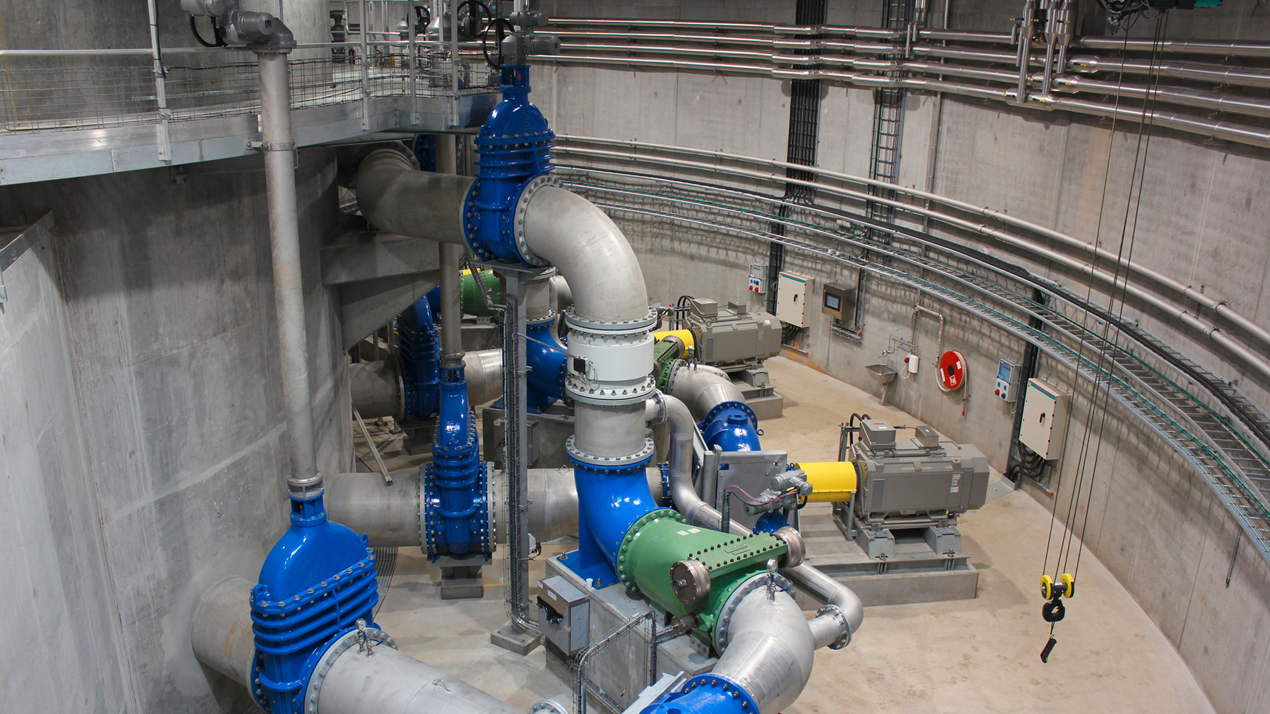 Wastewater pumping station with a green profile - AVK International
