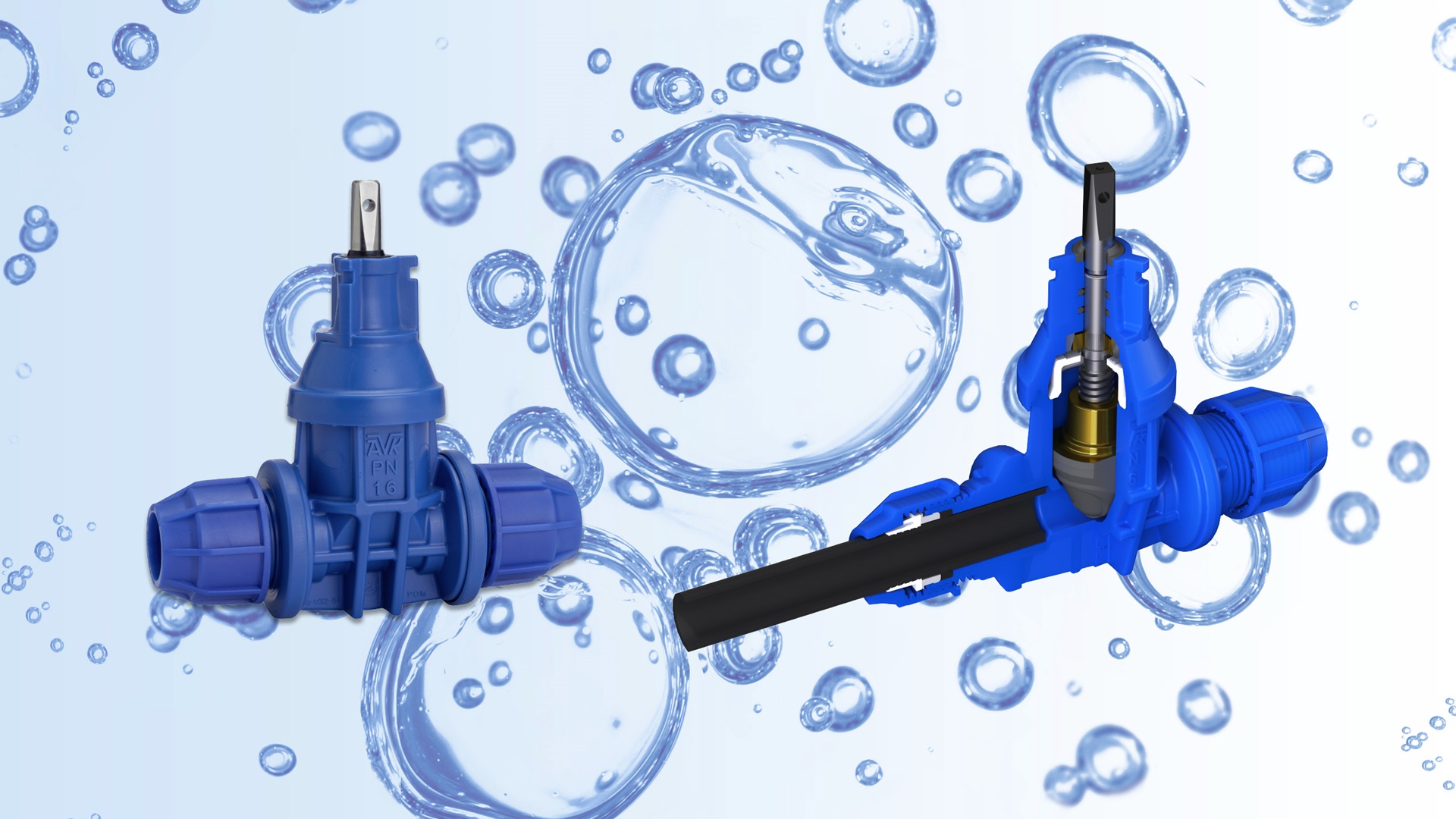 Service connection valve with new type of coupling - AVK International