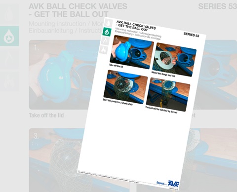 Ball check valves | What is a ball check valve - AVK International