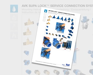 Threadless connection system | Supa Lock™ - AVK International