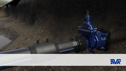 Gate valve with PE ends | fully welded system - AVK International
