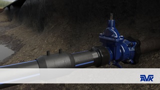 Gate valve with PE ends | fully welded system - AVK International